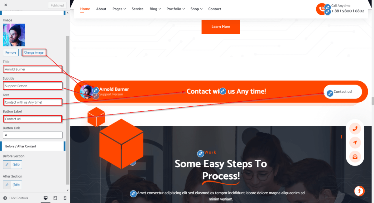 How to Manage CTA 2 Section ? – Desert Themes