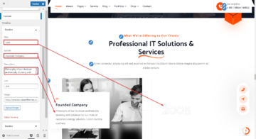 Timeline Section Setup – Desert Themes